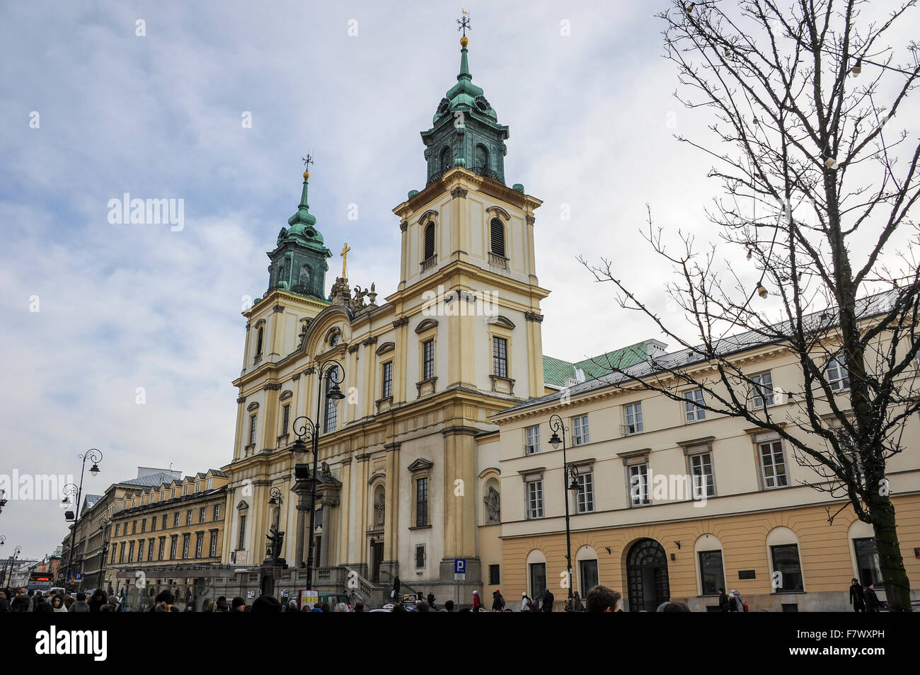 Bazylika Świętego Krzyża, Warsaw, Poland Stock Photo - Alamy