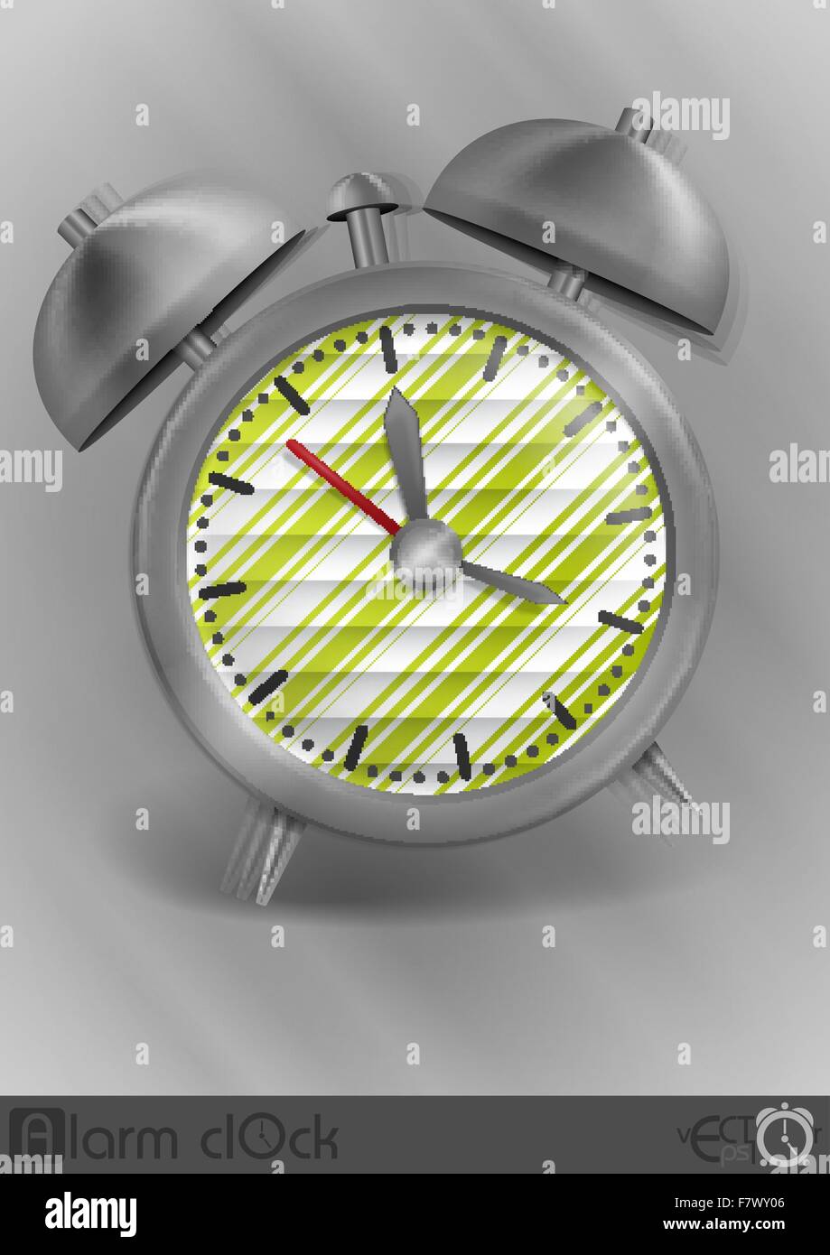 Watch alarm clock pattern Stock Vector Images - Alamy