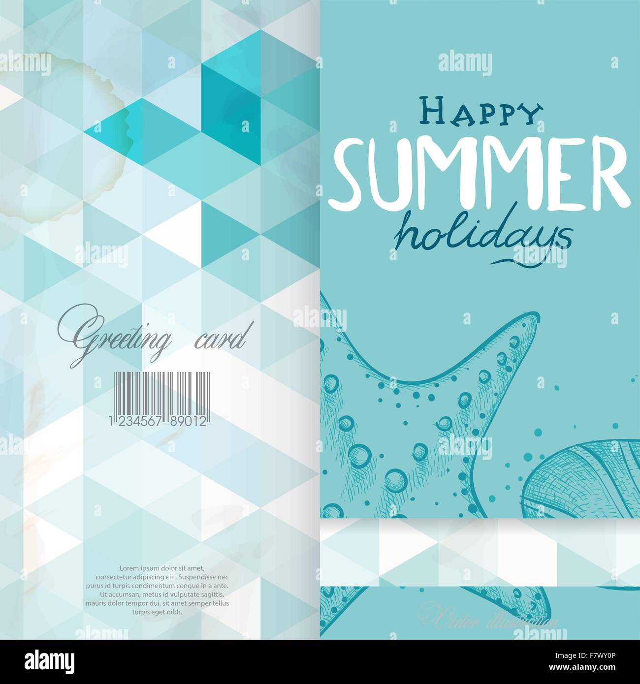 Greeting Card Design, Template Stock Vector Image & Art - Alamy