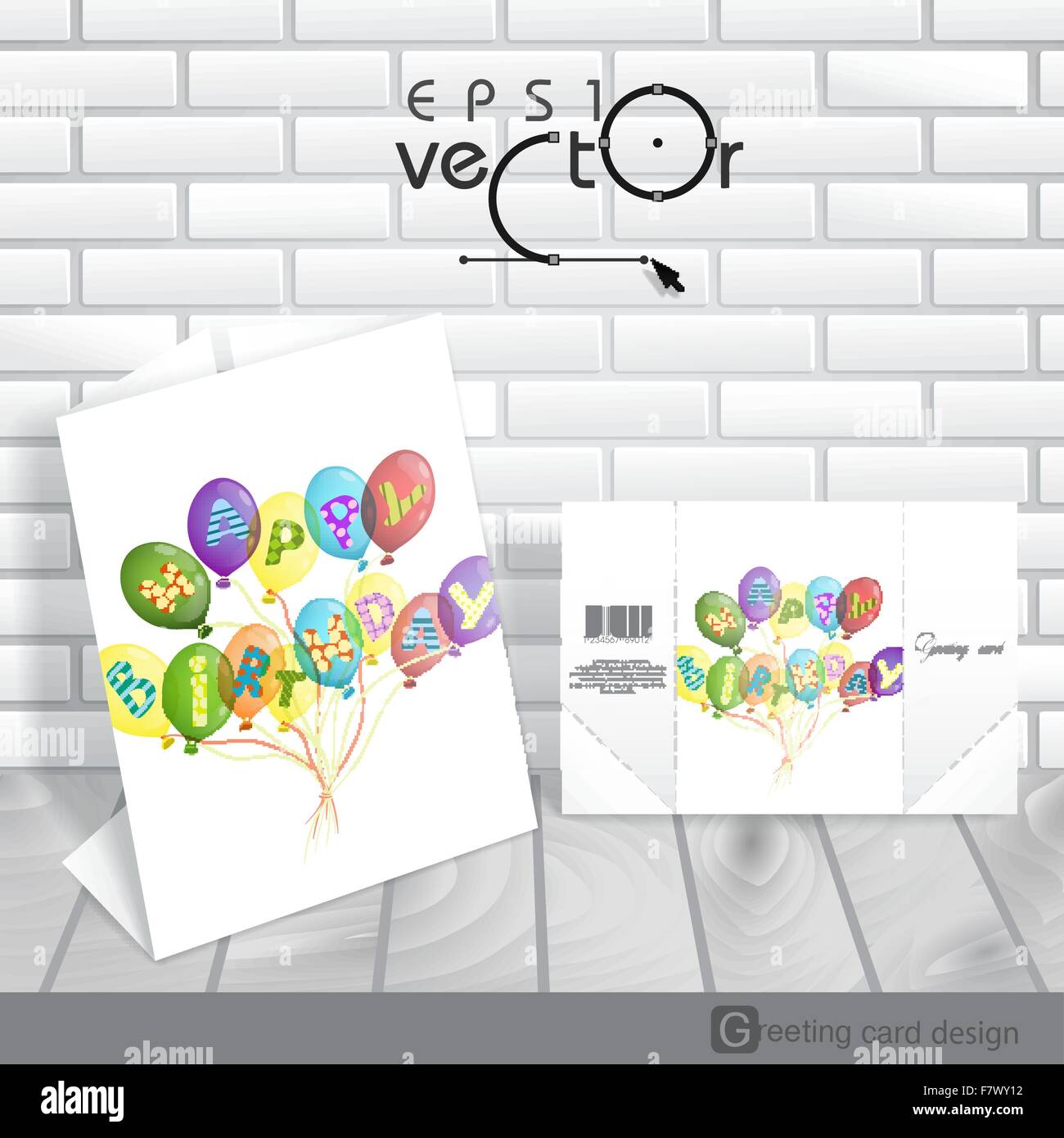 Greeting Card Design, Template Stock Vector Image & Art - Alamy