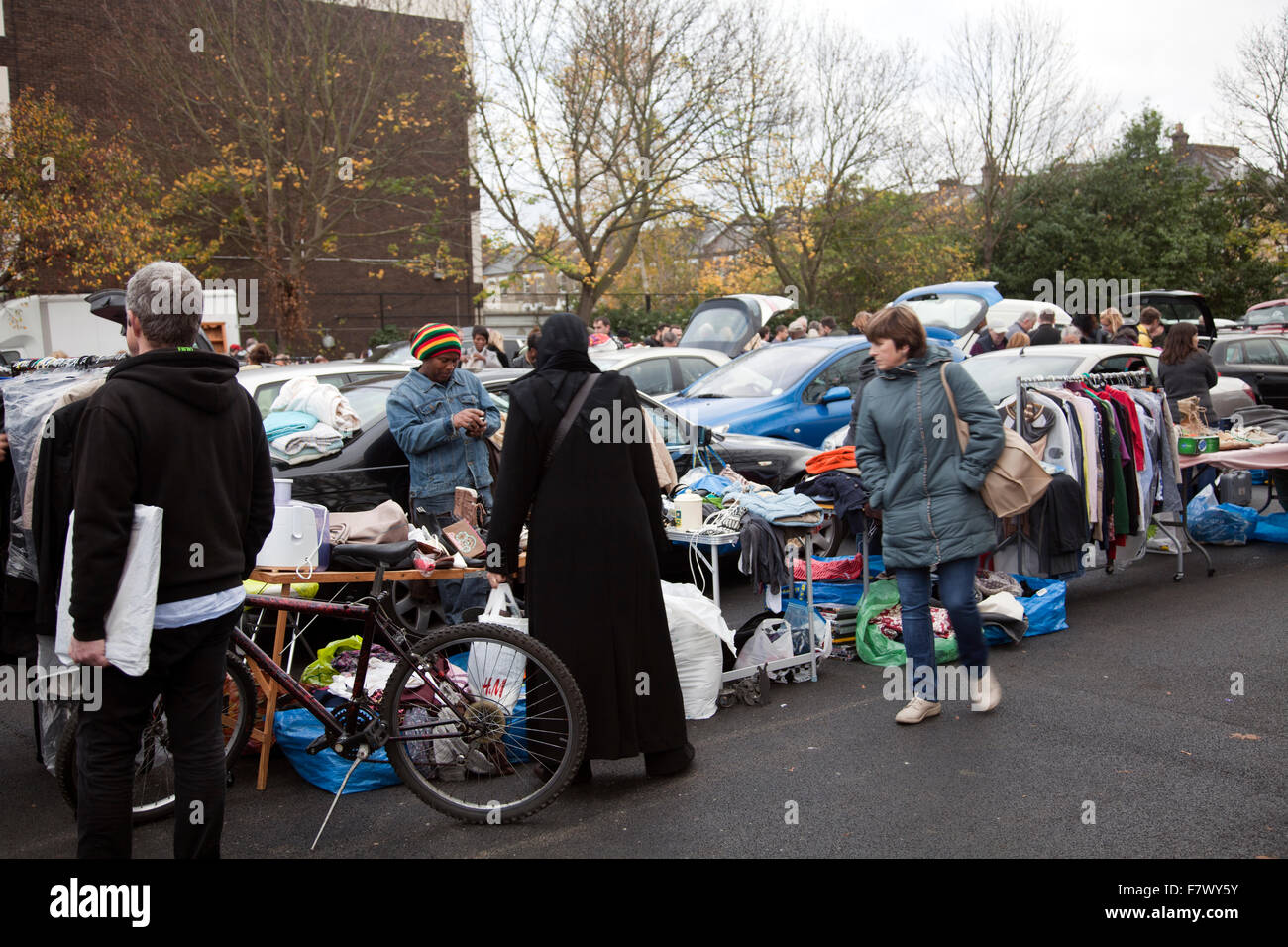Battersea boot car boot sale hi-res stock photography and images - Alamy