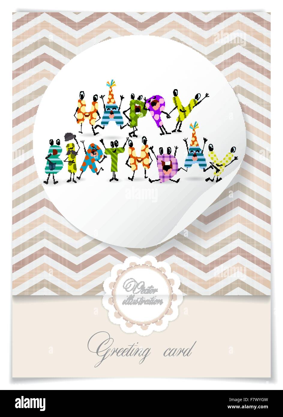 Greeting Card Design, Template Stock Vector Image & Art - Alamy