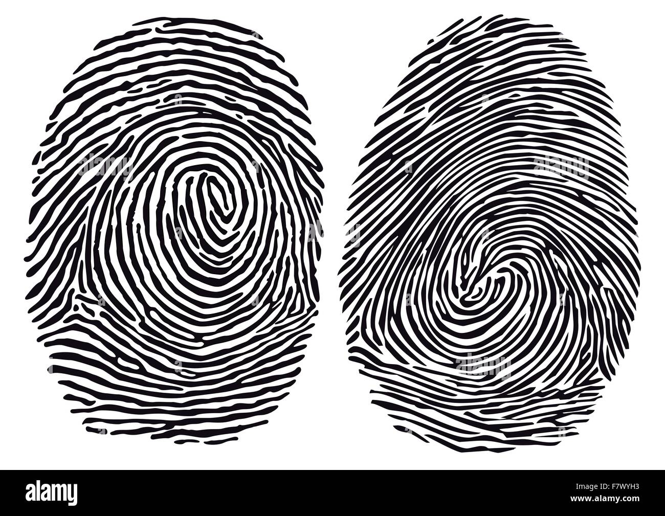 Fingerprint Cut Out Stock Images & Pictures - Alamy