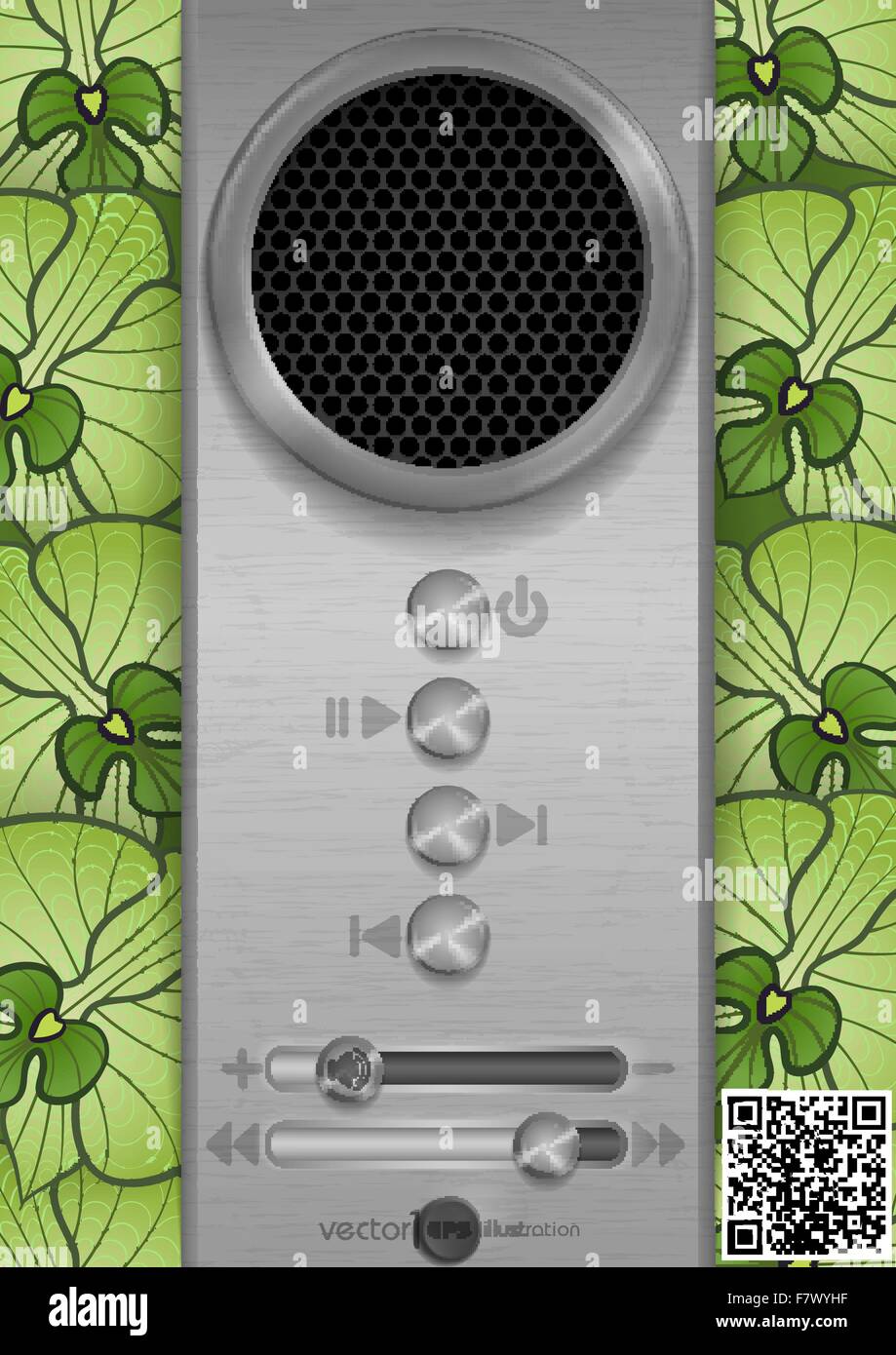 Abstract Speaker Concept Design Stock Vector Image & Art - Alamy