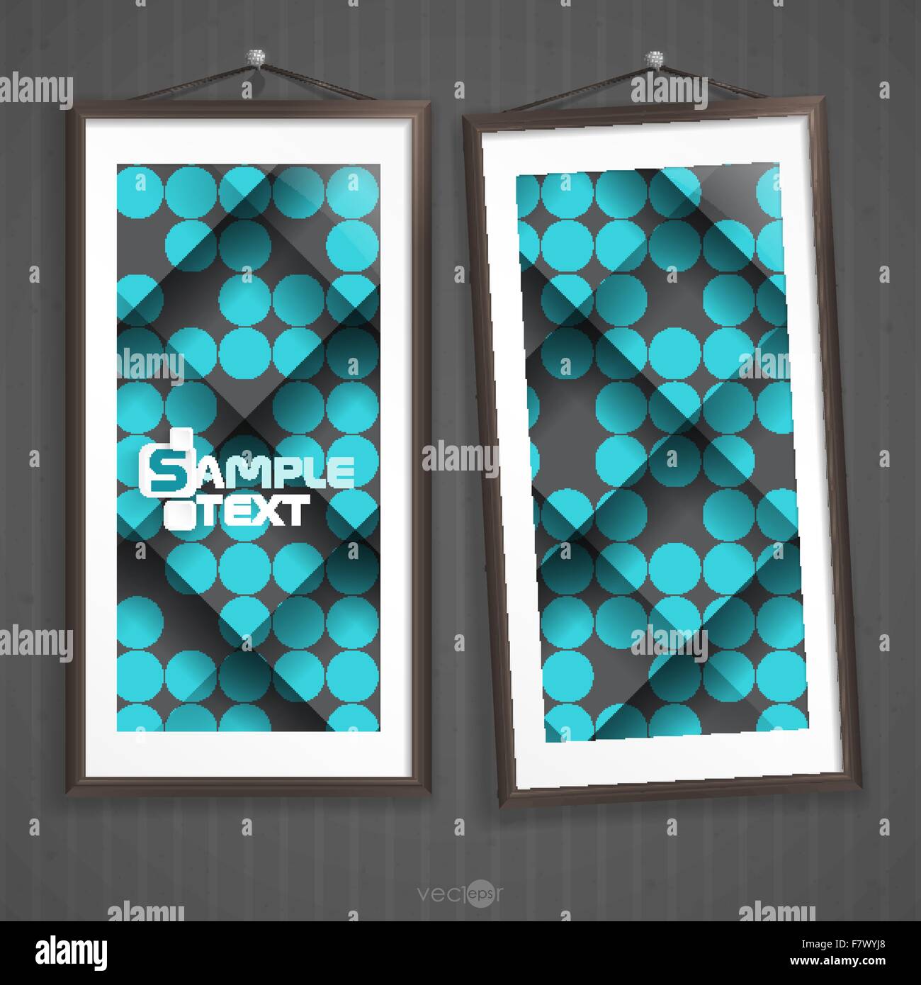 Two round frames Stock Vector Images - Alamy