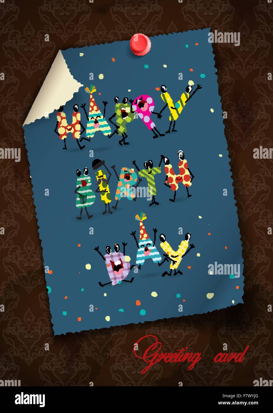 Greeting Card Design, Template Stock Vector Image & Art - Alamy