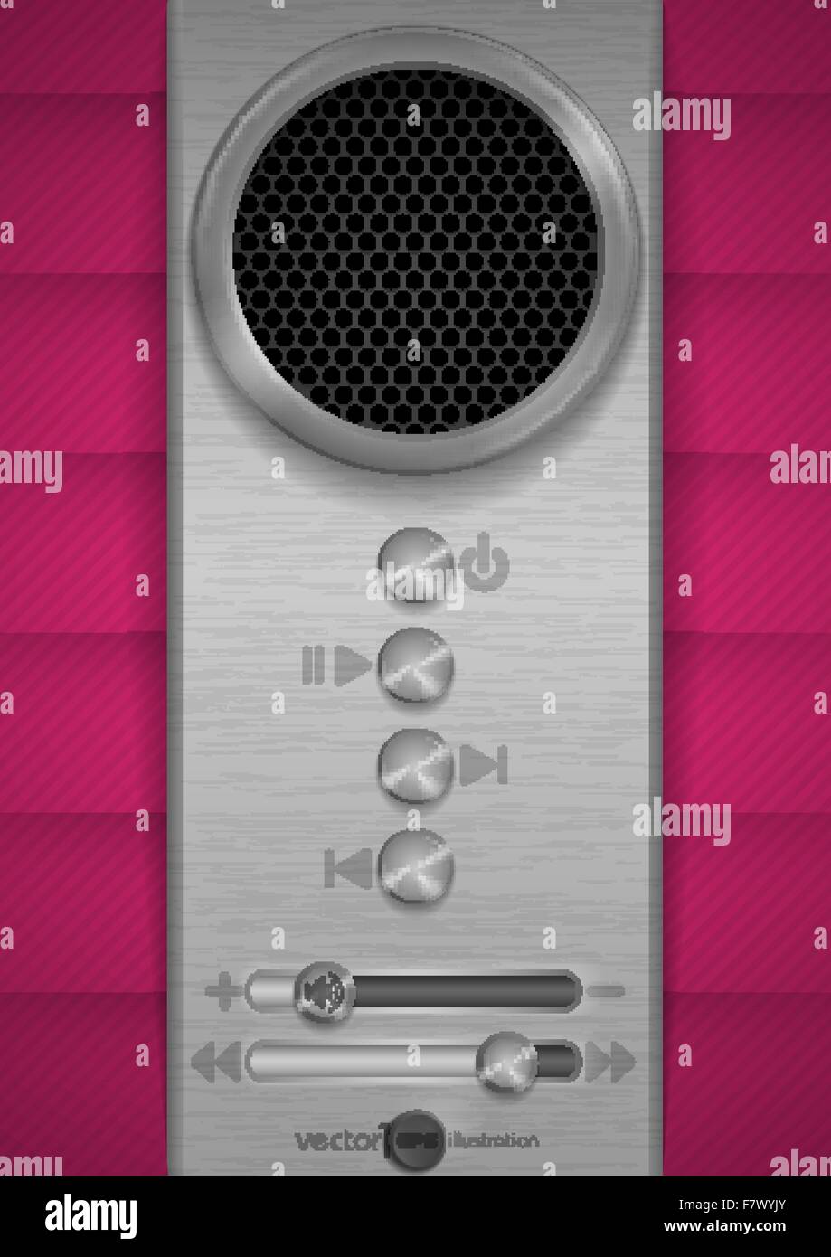 Abstract Speaker Concept Design Stock Vector Image & Art - Alamy