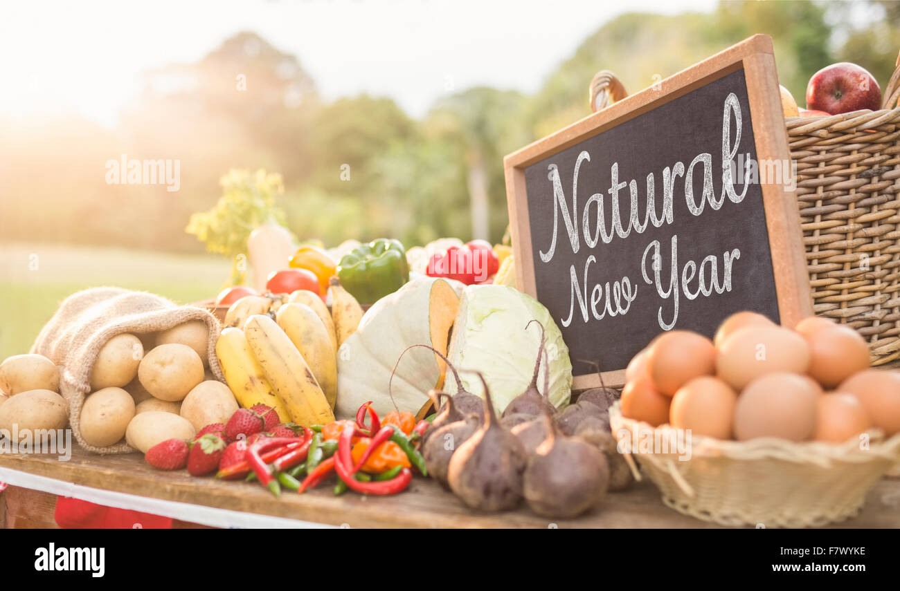 Composite image of natural new year Stock Photo - Alamy