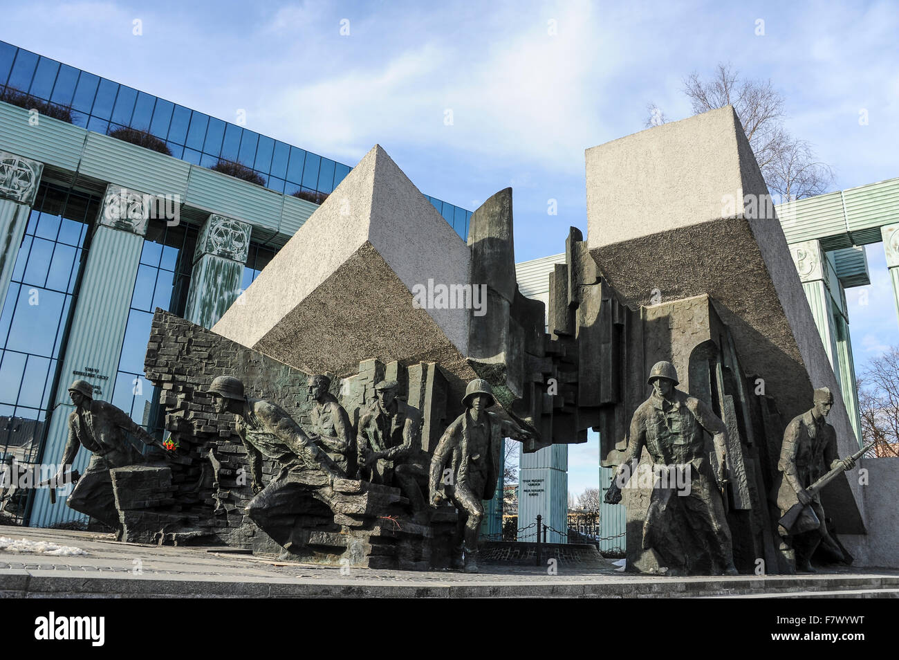 Warsaw Uprising Monument, Warsaw, Poland Stock Photo - Alamy