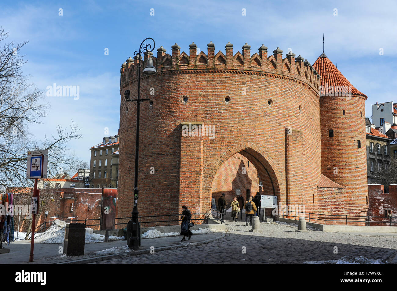 Barbakan, Warsaw, Poland Stock Photo - Alamy