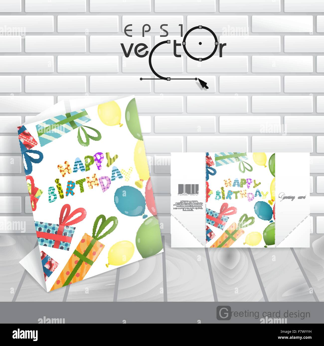 Greeting Card Design, Template Stock Vector Image & Art - Alamy