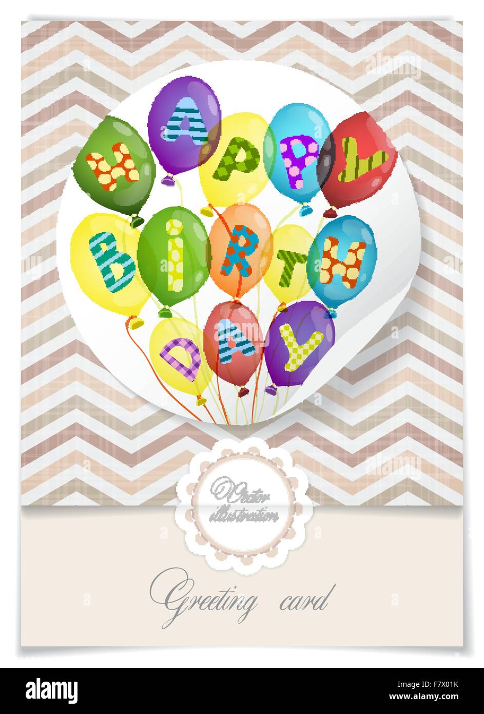 Greeting Card Design, Template Stock Vector Image & Art - Alamy