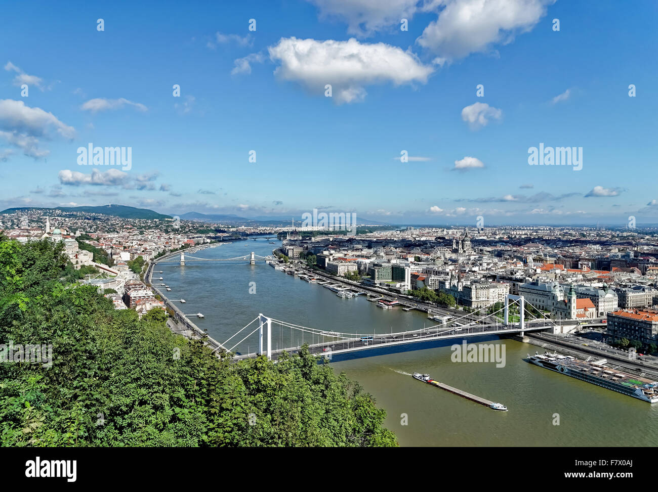 View of the River Danube in Budapest Stock Photo - Alamy