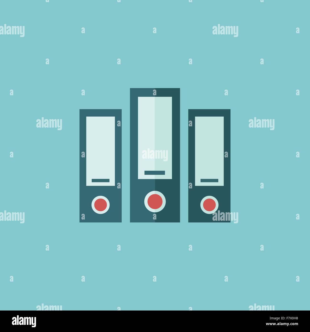 Archive Flat Icon Stock Vector Image & Art - Alamy