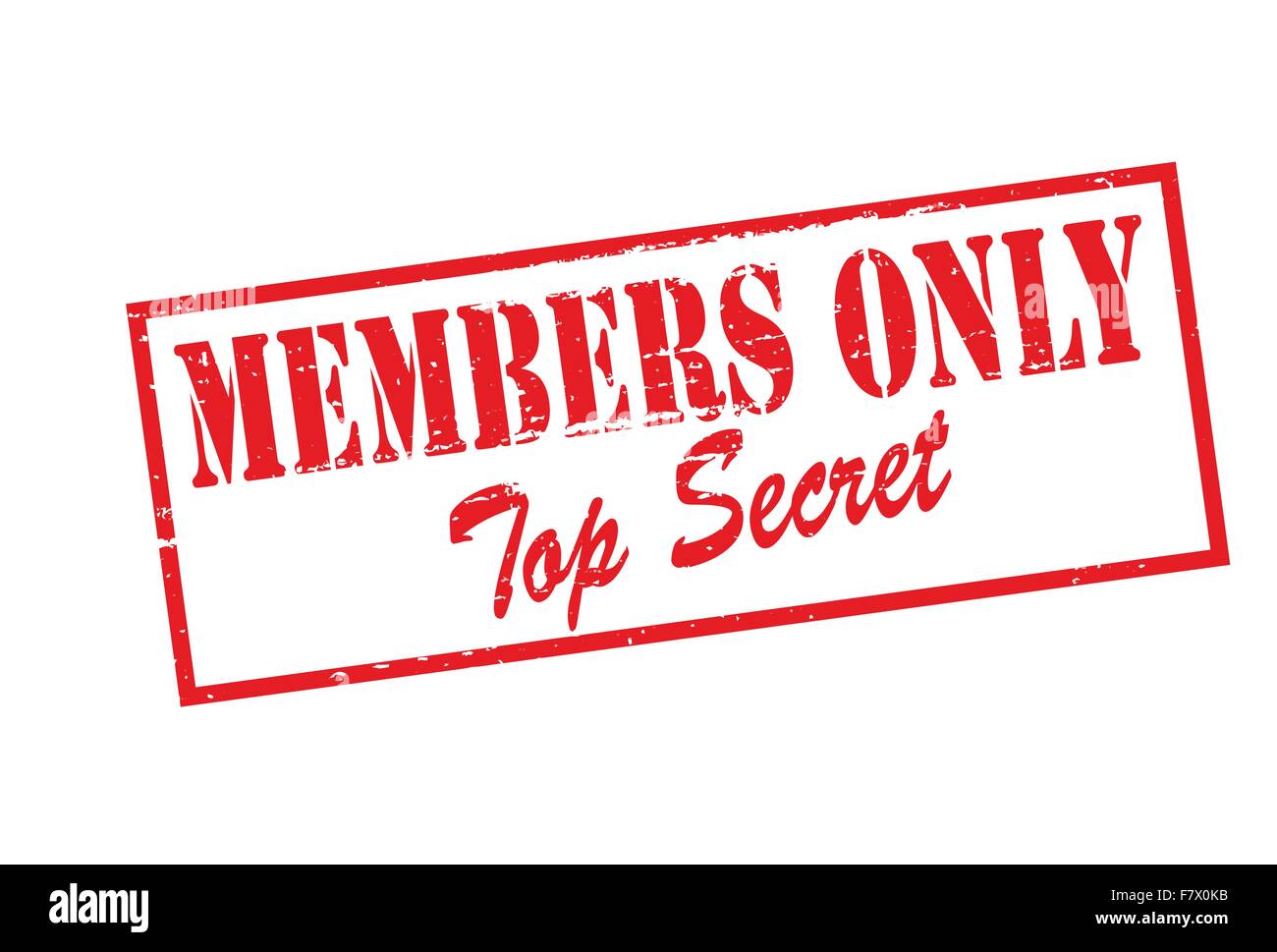 Members only sign Cut Out Stock Images & Pictures - Alamy