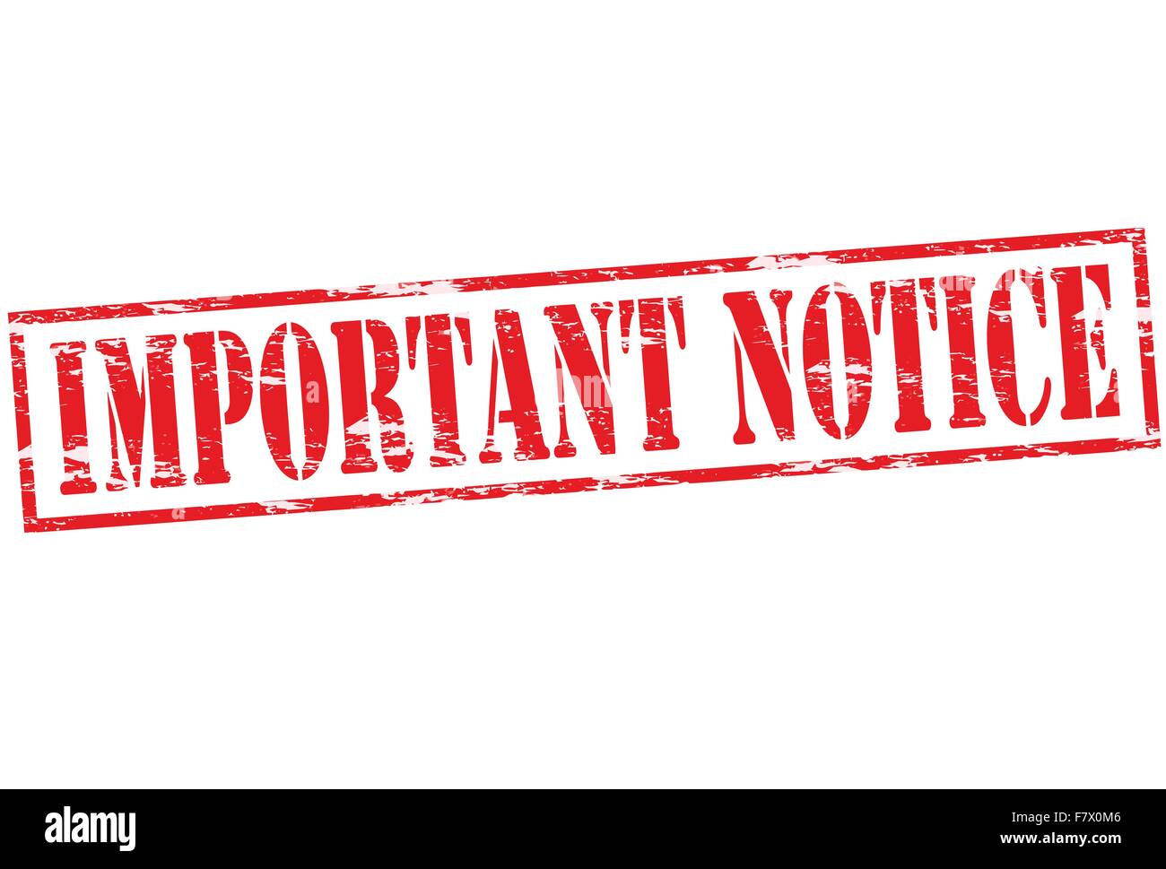 Important notice Stock Vector Image & Art - Alamy Important notice Stock Vector Image & Art - Alamy