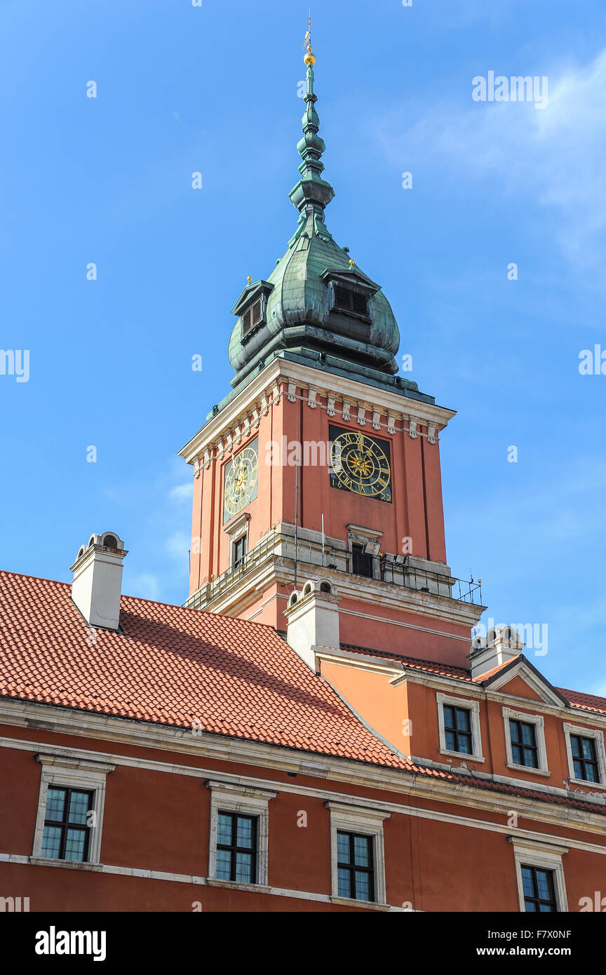 Warsaw castle tower hi-res stock photography and images - Alamy