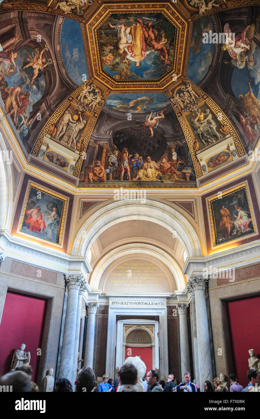 Ceiling Frescoes in Vatican Museums, Vatican Stock Photo - Alamy