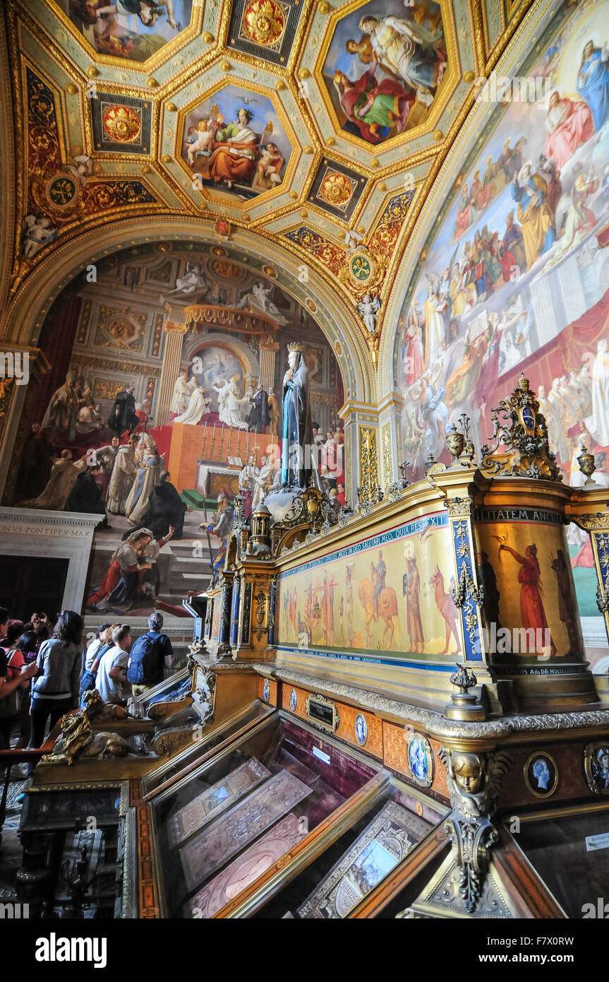 Room of the Immaculate Conception in Vatican Museums, Vatican Stock Photo - Alamy