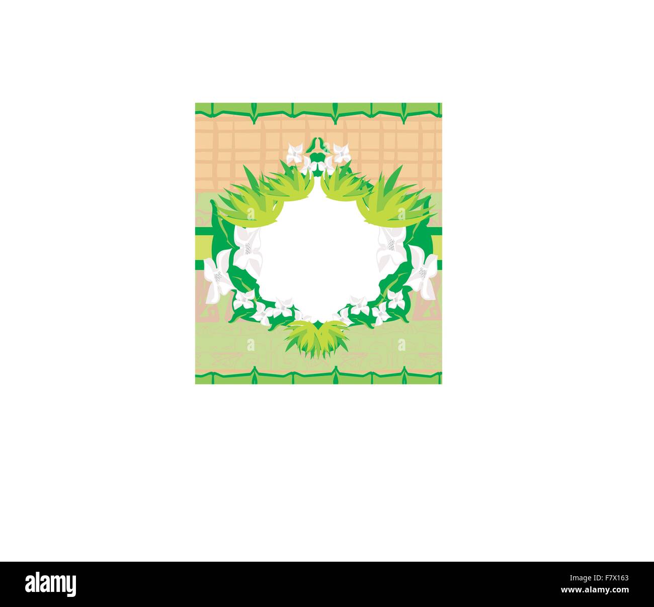 Eastern style frame Stock Vector Images - Alamy