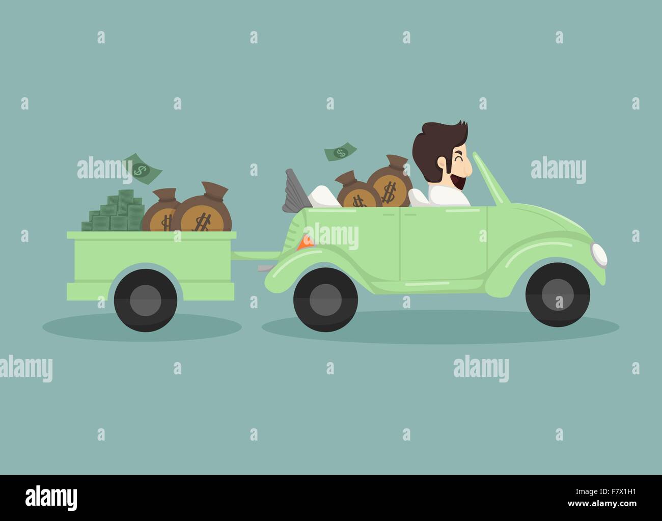 Cashier bank portrait Stock Vector Images - Alamy