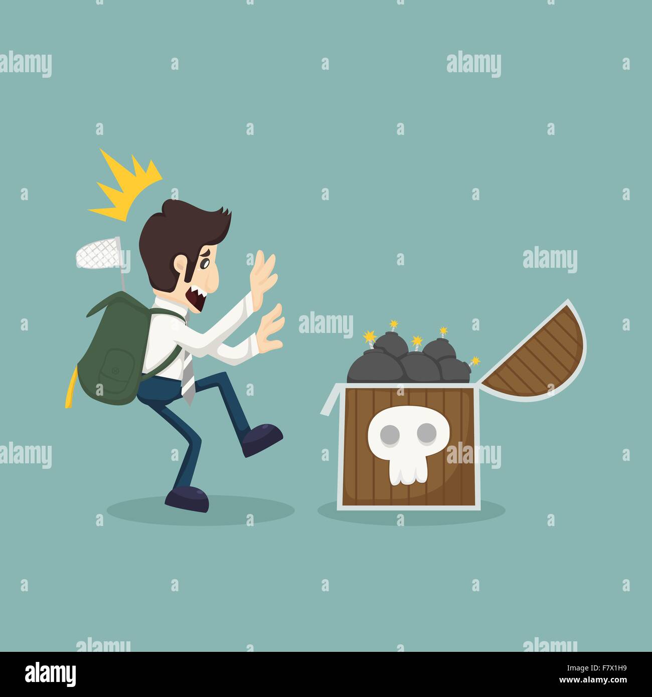 Chest trap Stock Vector Images - Alamy