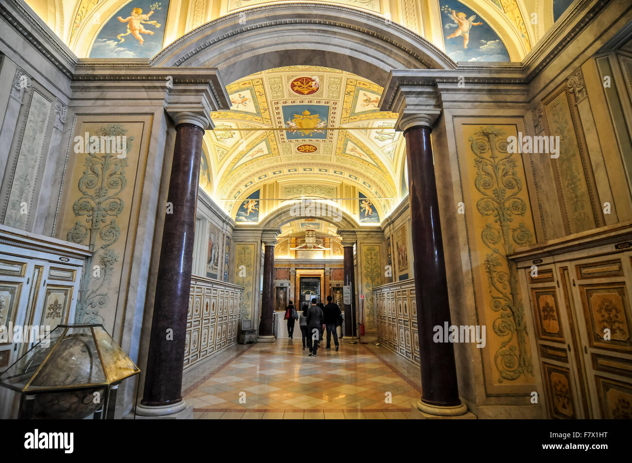 Interior of Vatican Museums, Vatican Stock Photo - Alamy