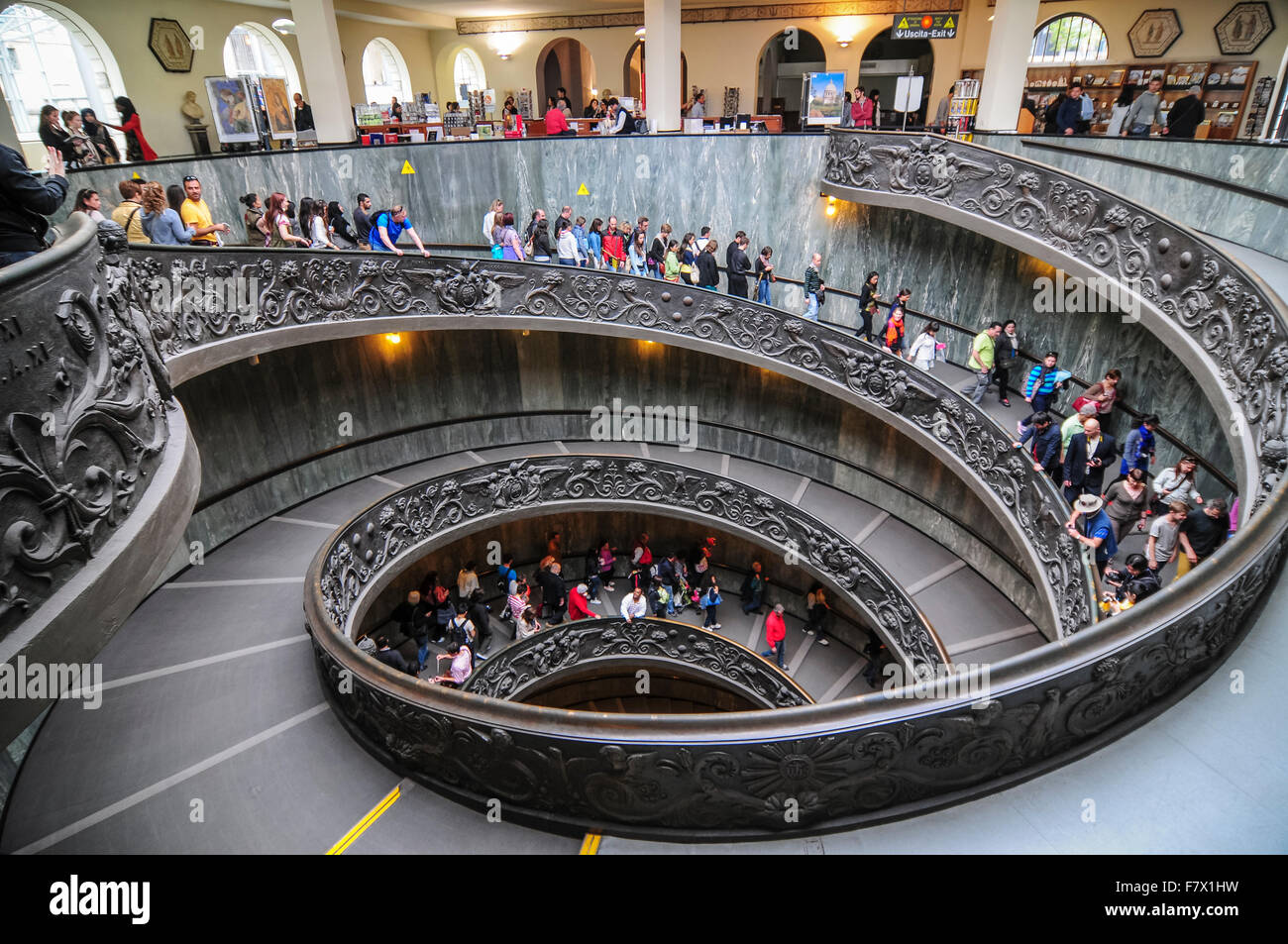 Spiral Staircase in Vatican Museums, Vatican Stock Photo - Alamy
