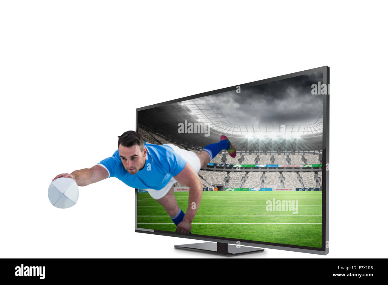 Rugby player scoring try hi-res stock photography and images - Alamy