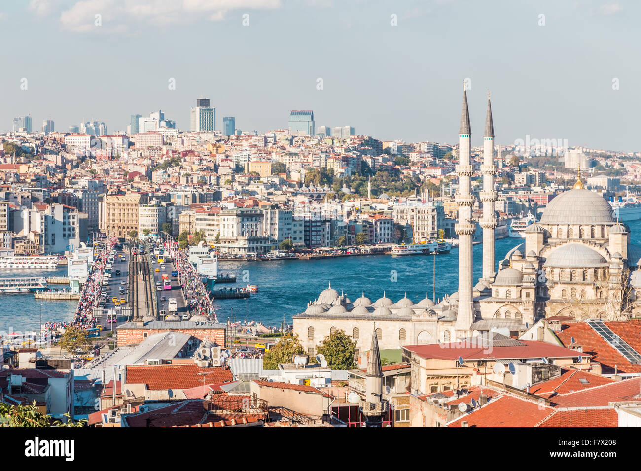 Istanbul Cityscape from the rooftops Stock Photo - Alamy