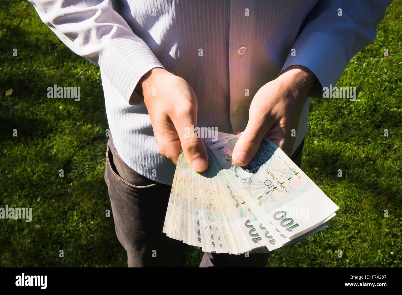100 czech crowns hi-res stock photography and images - Alamy