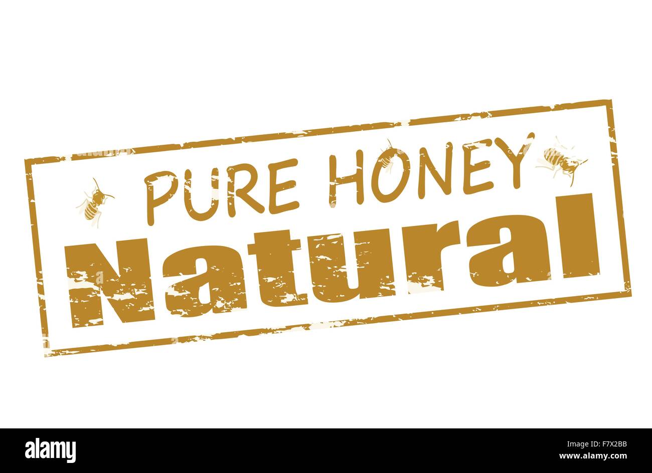Pure honey natural Stock Vector Image & Art - Alamy
