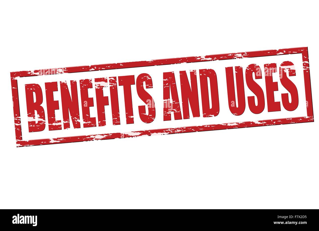 Benefits and uses Stock Vector Image & Art - Alamy