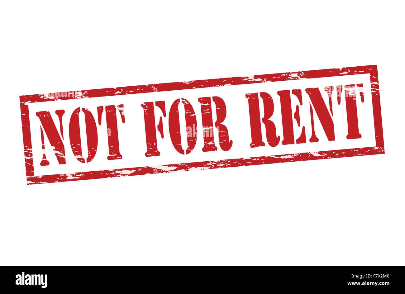 Not for rent Stock Vector Image & Art - Alamy