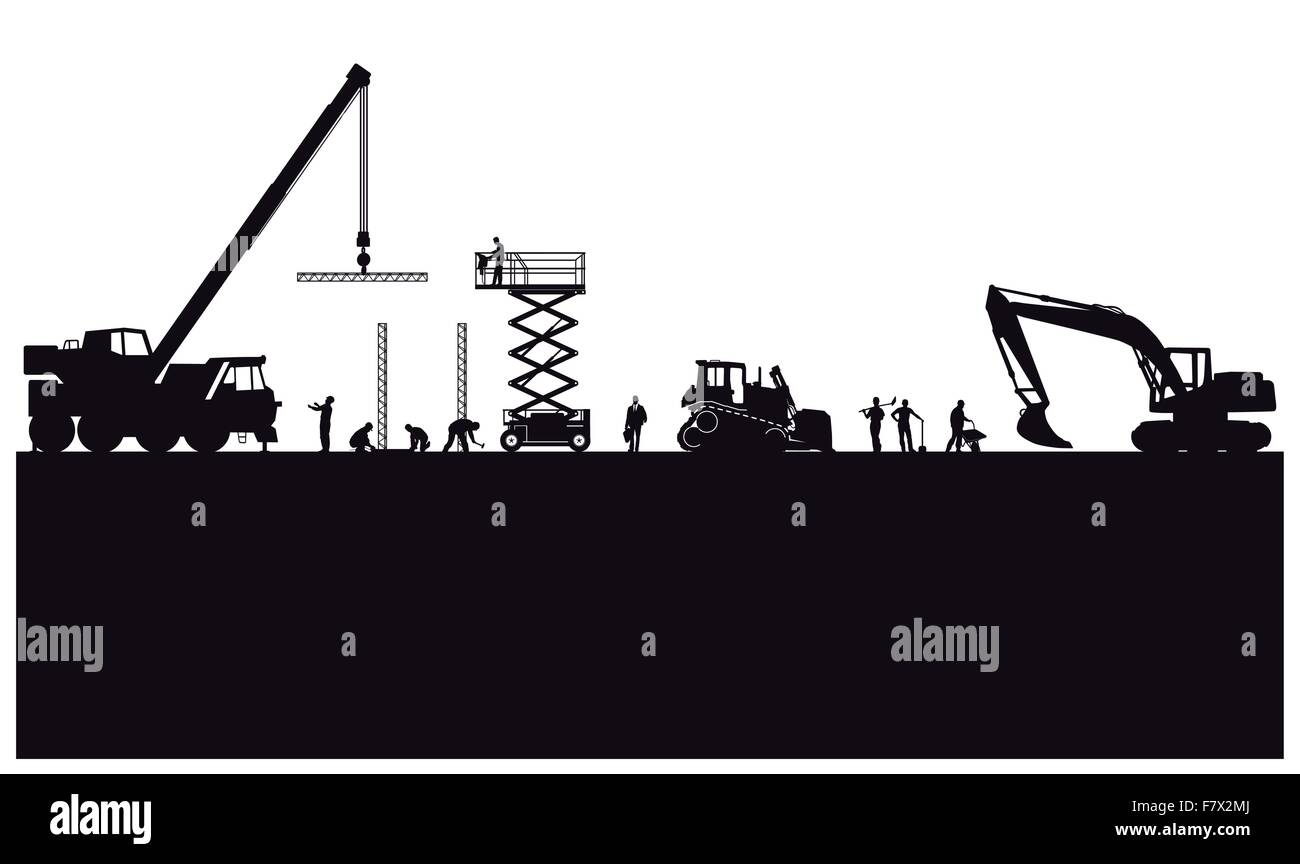 Building construction and civil engineering Stock Vector Image & Art ...