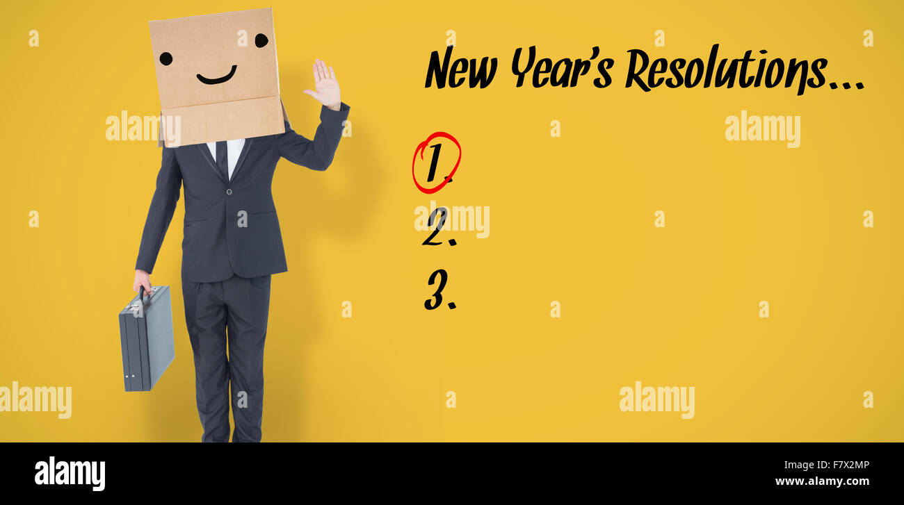 Composite image of anonymous businessman Stock Photo - Alamy