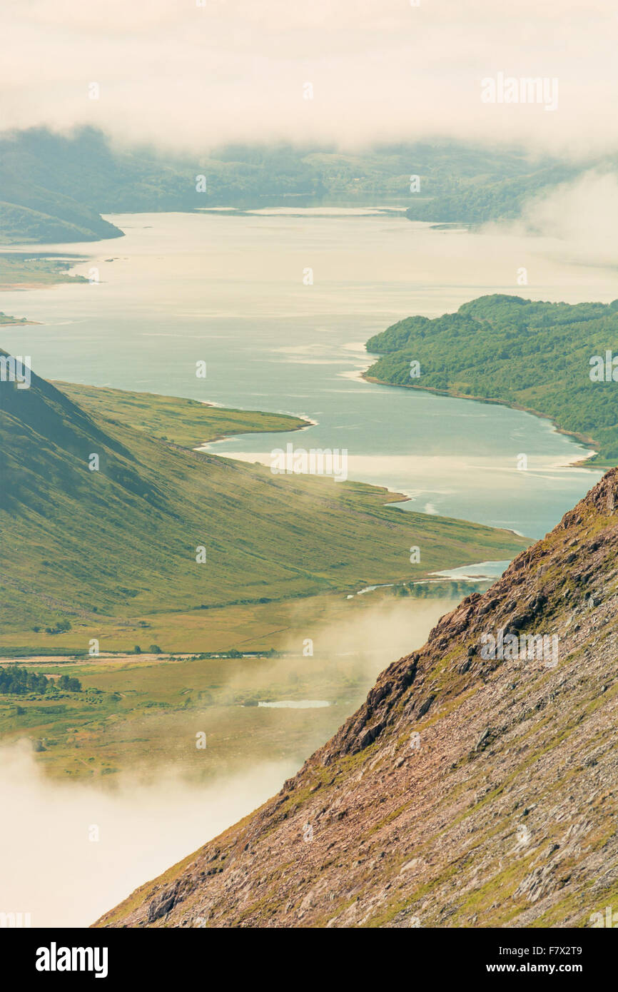 Elevated view tranquil lake hi-res stock photography and images - Alamy