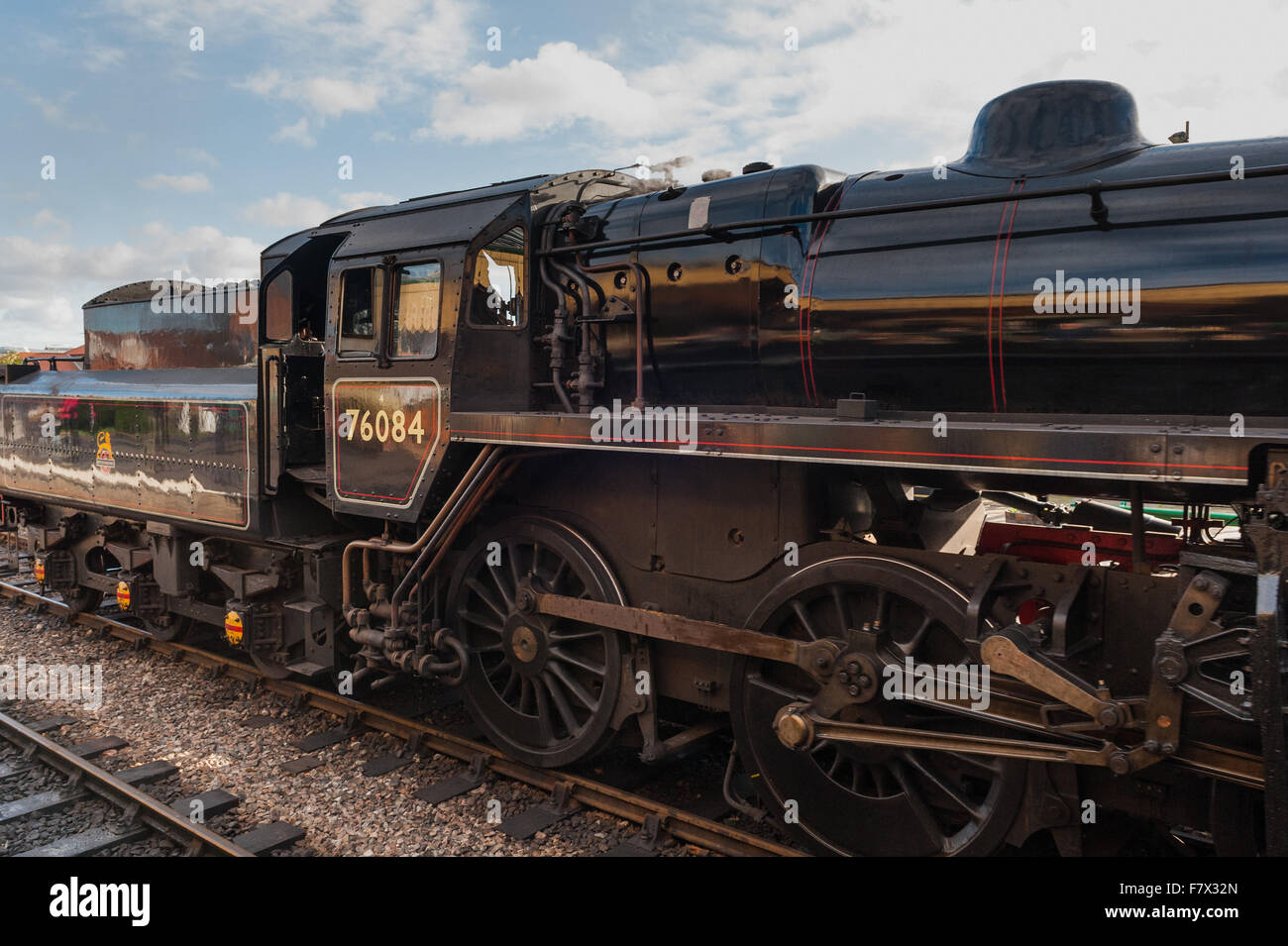 Steam train at Sheringham train station, Norfolk, England Stock Photo ...