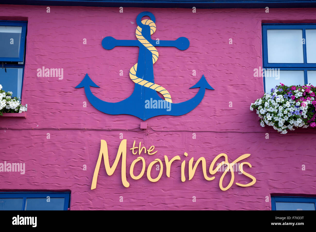 Moorings Restaurant; Portmagee; Ring of Kerry; Ireland Stock Photo - Alamy