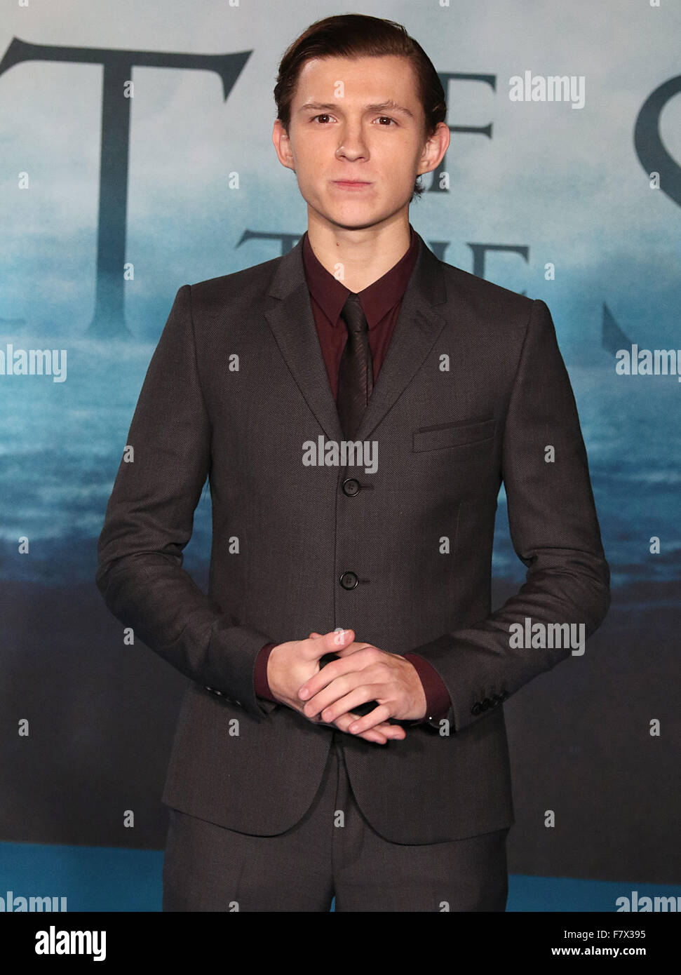 London, UK. 2nd December, 2015. London, UK. Tom Holland at ' In The ...