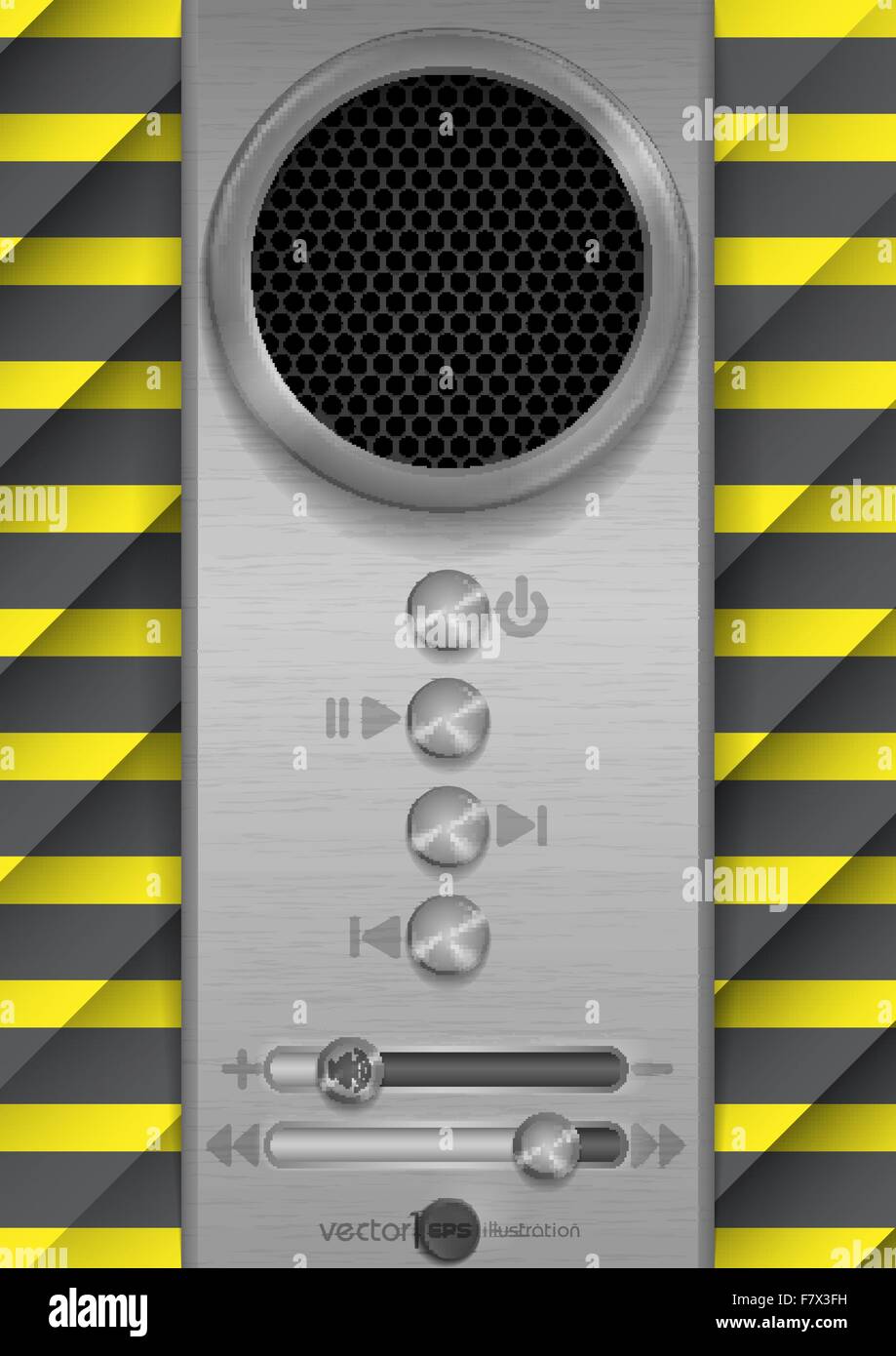 Abstract Speaker Concept Design Stock Vector Image & Art - Alamy