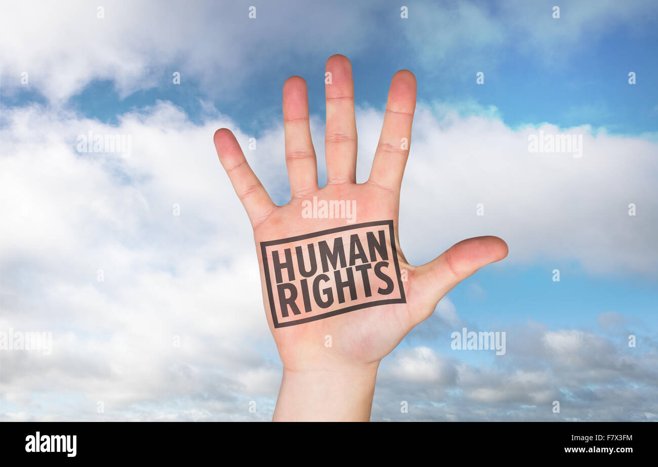 Composite image of hand with fingers spread out Stock Photo - Alamy