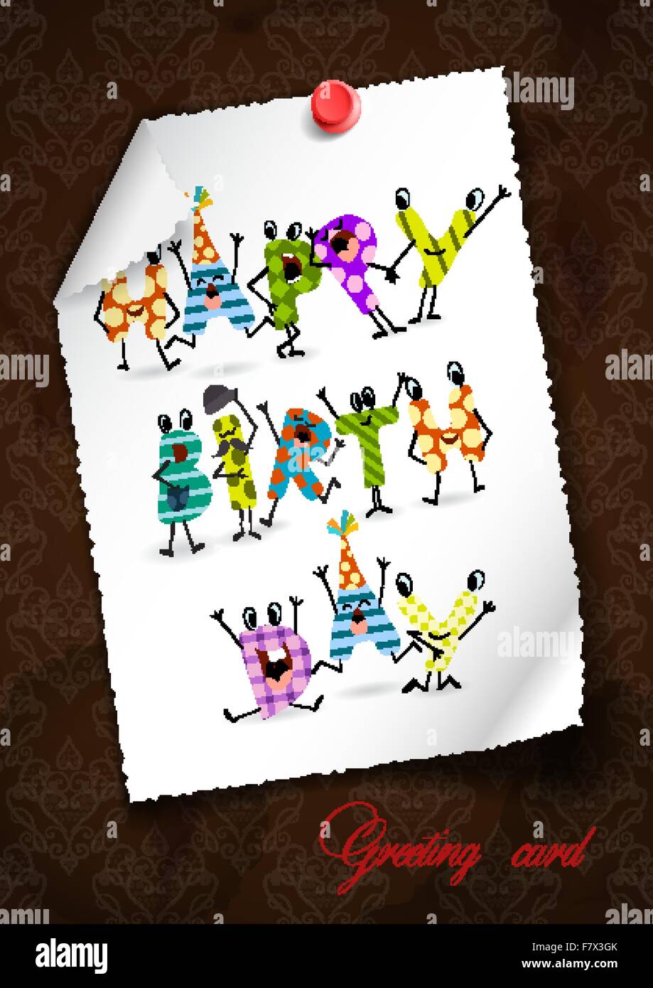 Greeting Card Design, Template Stock Vector Image & Art - Alamy