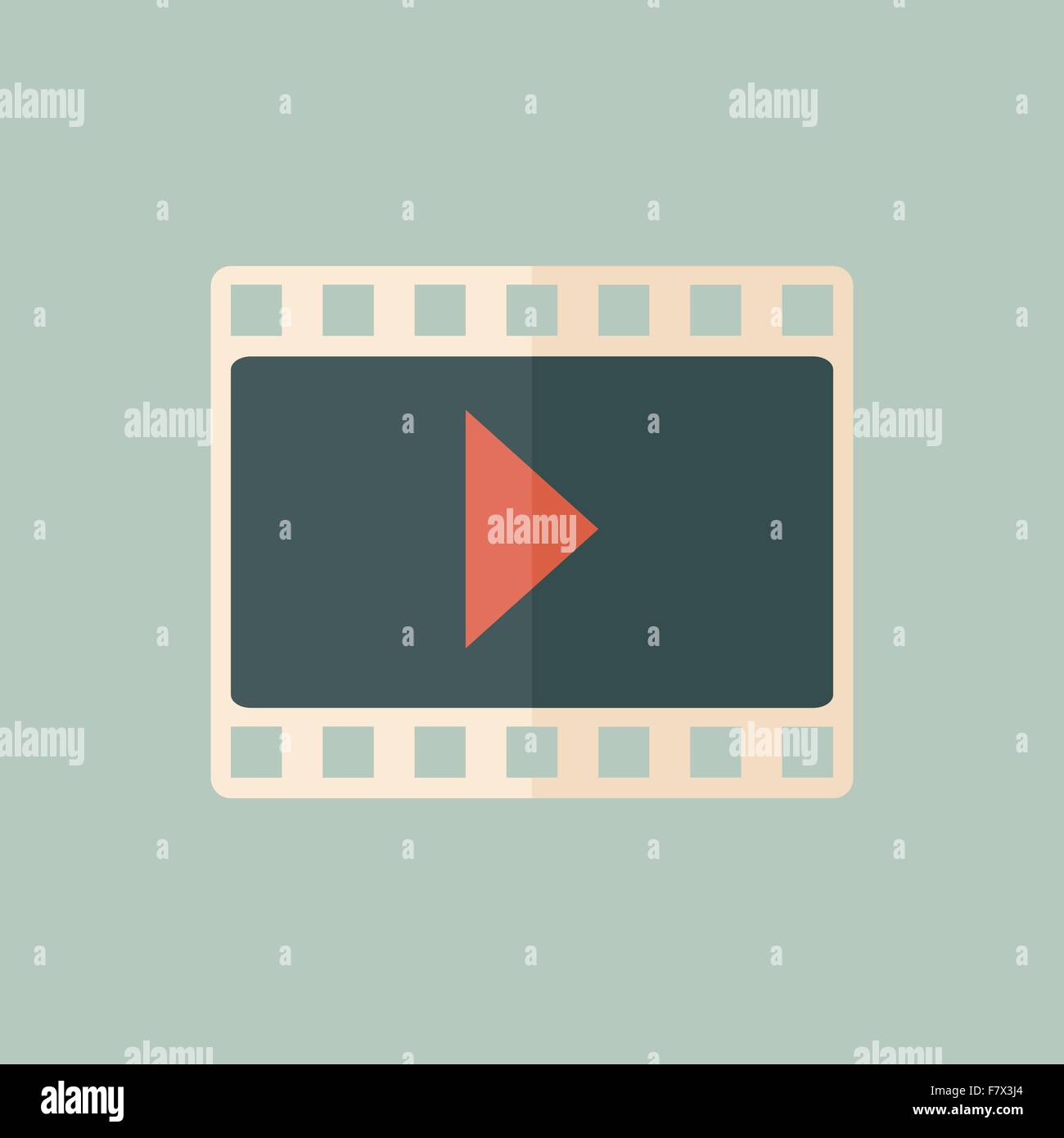 Flat Video Icon Stock Vector Image & Art - Alamy
