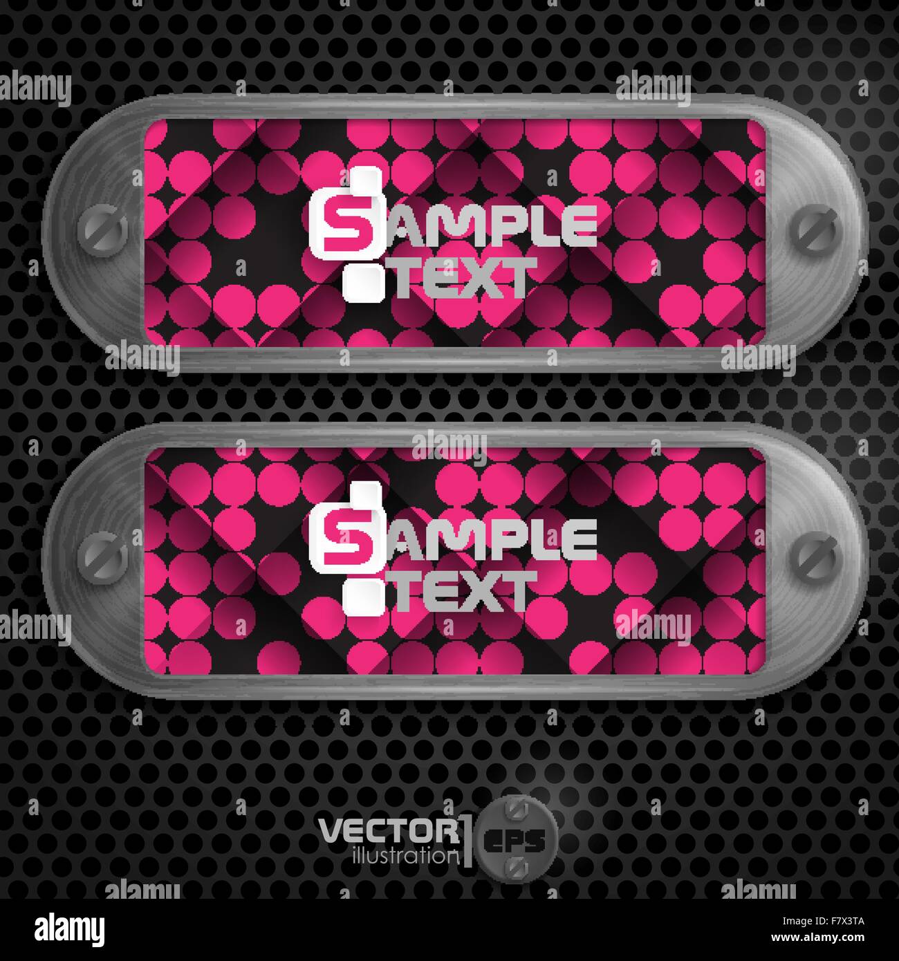 Pink metallic background Stock Vector Images - Alamy