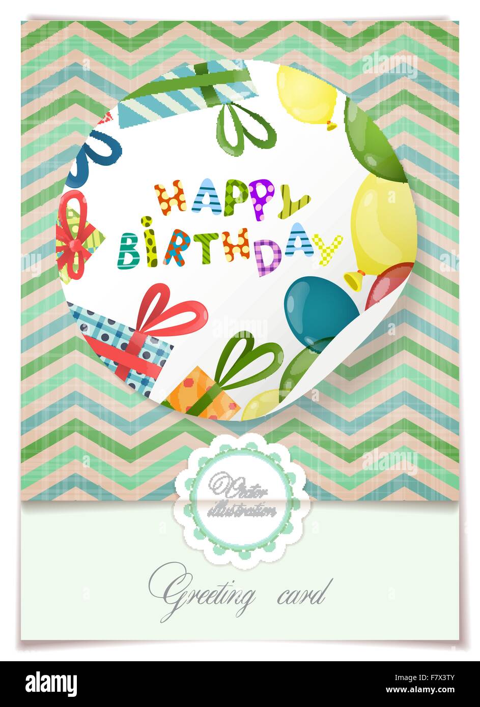 Greeting Card Design, Template Stock Vector Image & Art - Alamy