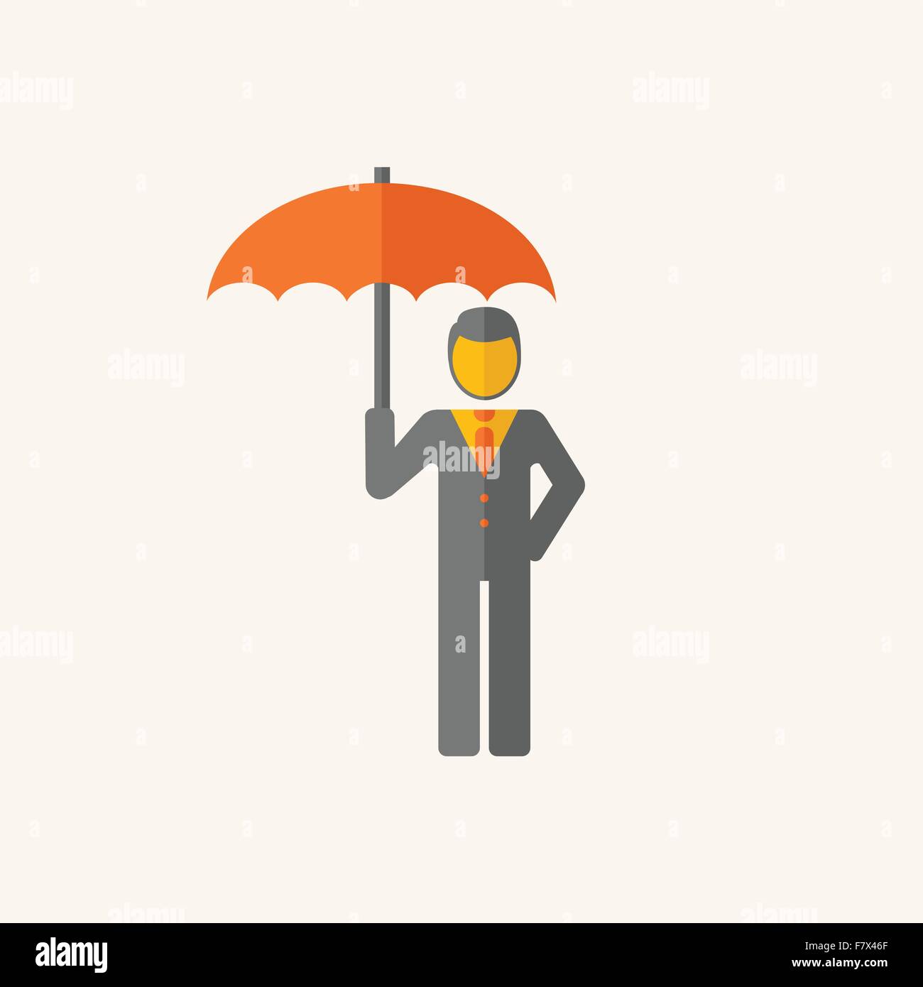 Business Flat Icon Stock Vector Image & Art - Alamy