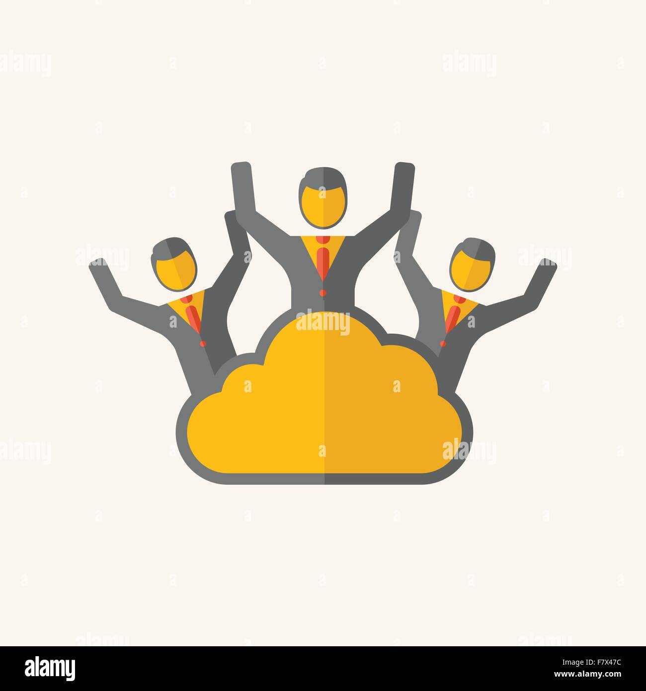 Business Flat Icon Stock Vector Image & Art - Alamy