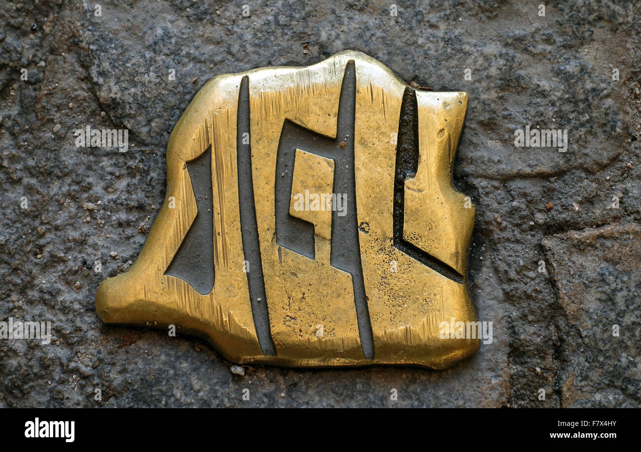 Jewish mark 'Sefarad' Segovia Spain Stock Photo - Alamy