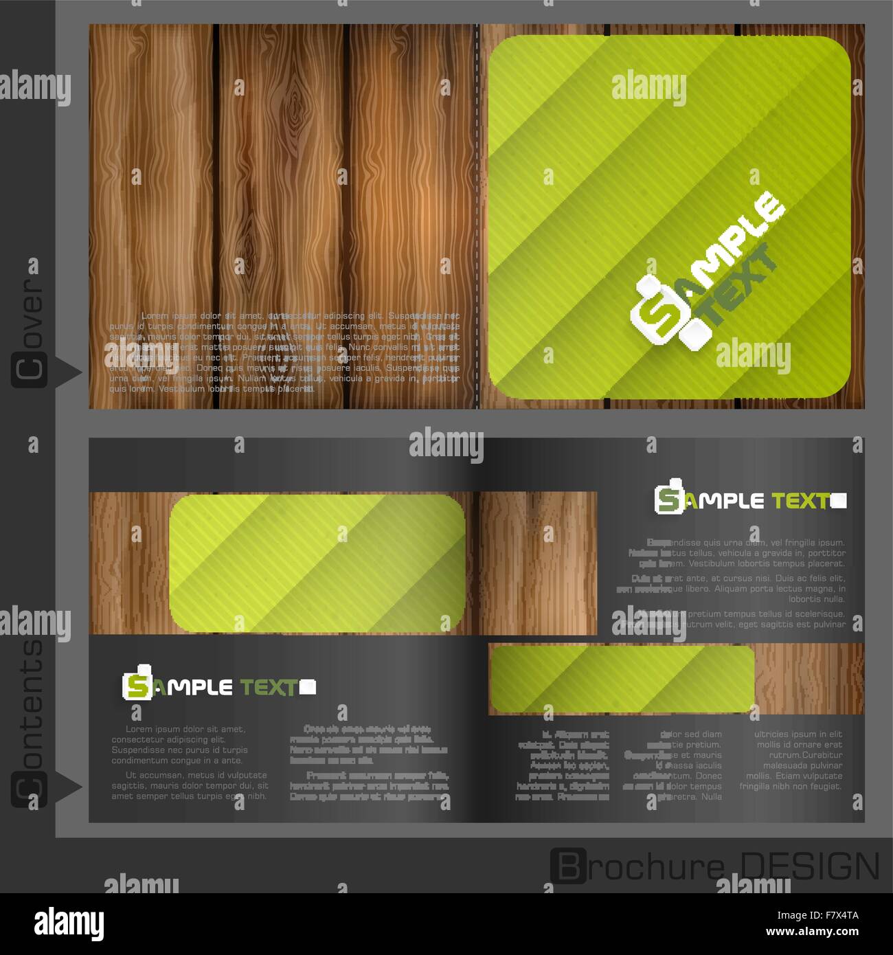 Vector design booklet decor Stock Vector Images - Alamy